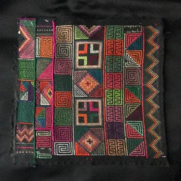 Vintage | Office | Vintage Embroidered Patch Traditional Cross Stitched ...